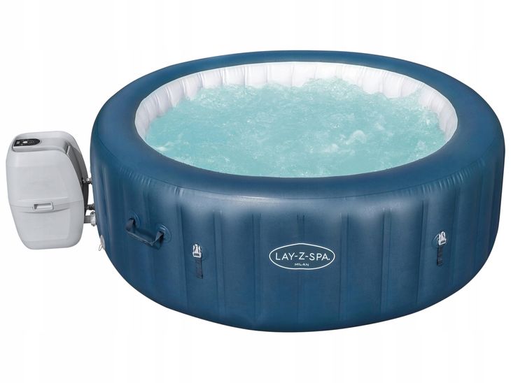 SPA Jacuzzi Bestway WI-Fi 60029 Hydromasaż ogrodowe Milan 6 osób 196cm ...