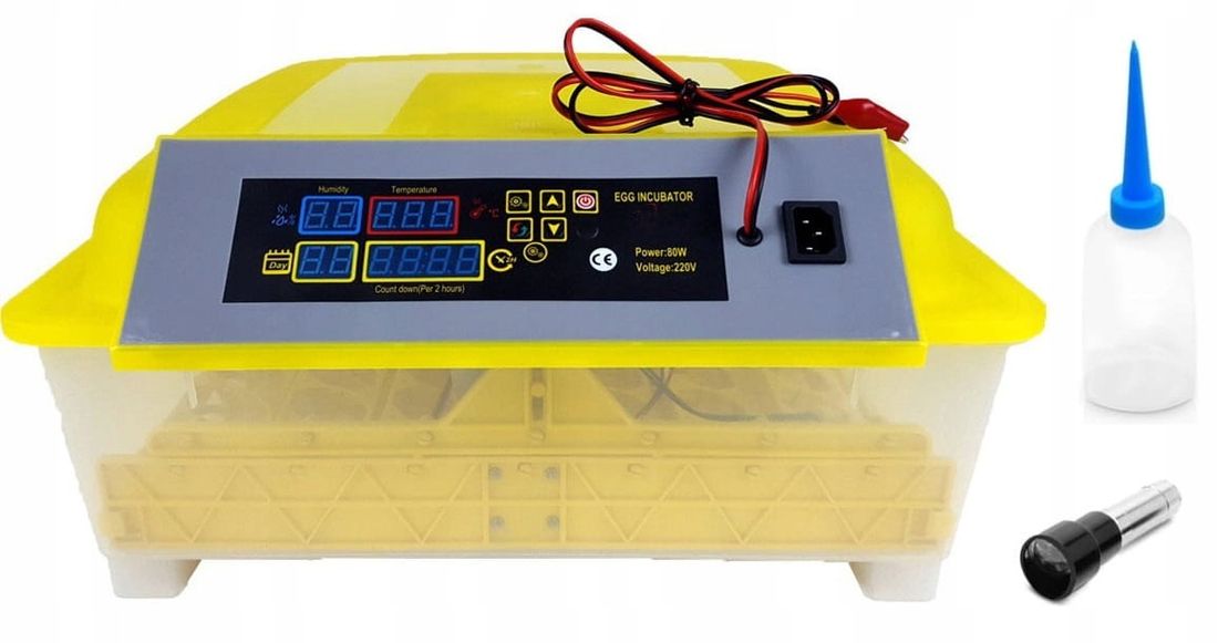 Inkubator Automatyczny Klujnik Do 56 Jaj Drób Kurczaki Kaczki 12V - ERLI.pl