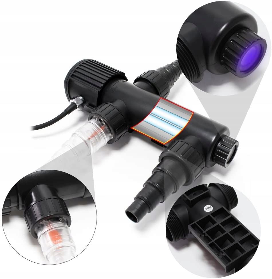 LAMPA FILTR UV-C 9W NA GLONY DO AKWARIUM DO 280L – 138973139 - ERLI.pl
