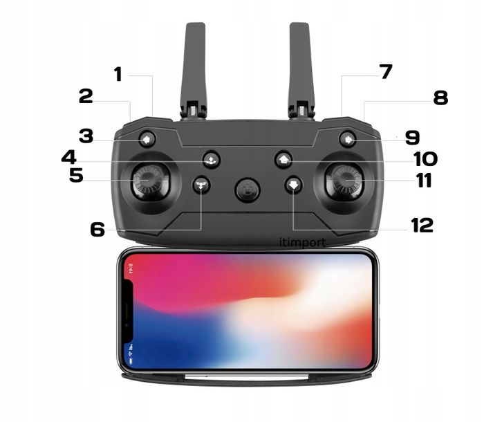 DRON E88 PRO 2xKamera 4K 1080P Wifi FPV +3 BATERIE – 139041227 - ERLI.pl