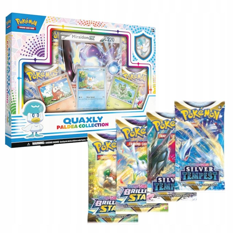 POKEMON TCG ZESTAW QUAXLY PALDEA ZESTAW KARTY 6+ – 139334880 - ERLI.pl