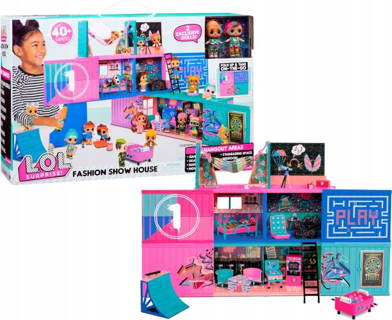 LOL SURPRISE FASHION SHOW HOUSE ZESTAW DOM 2 LALKI - ERLI.pl