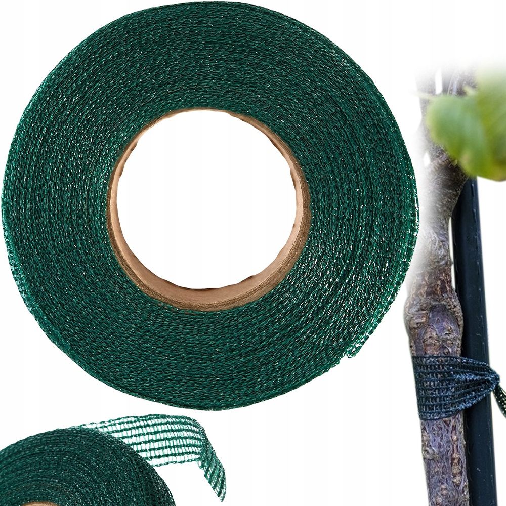 TAŚMA OGRODOWA DO WIĄZANIA MOCOWANIA DRZEWEK 3X50M – 139423379 - ERLI.pl