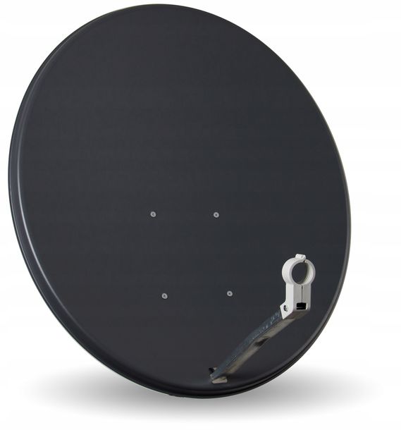 ANTENA SATELITARNA CZASZA TALERZ GRAFIT STALOWA MOCNA FULL HD 4K CORAB 90CM - ERLI.pl