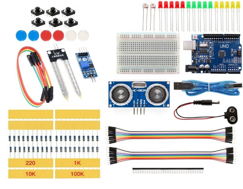 Zestaw edukacyjny S Arduino UNO lm309 hc05 – 139486935 - ERLI.pl