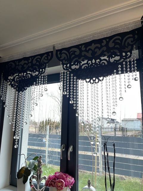 panel ażurowy kryształy ażur do okna 80X100 – 139968366 - ERLI.pl