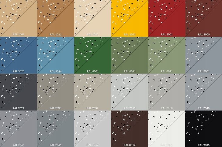 Żywica na balkon taras + płatki szary RAL 7046 12m - ERLI.pl