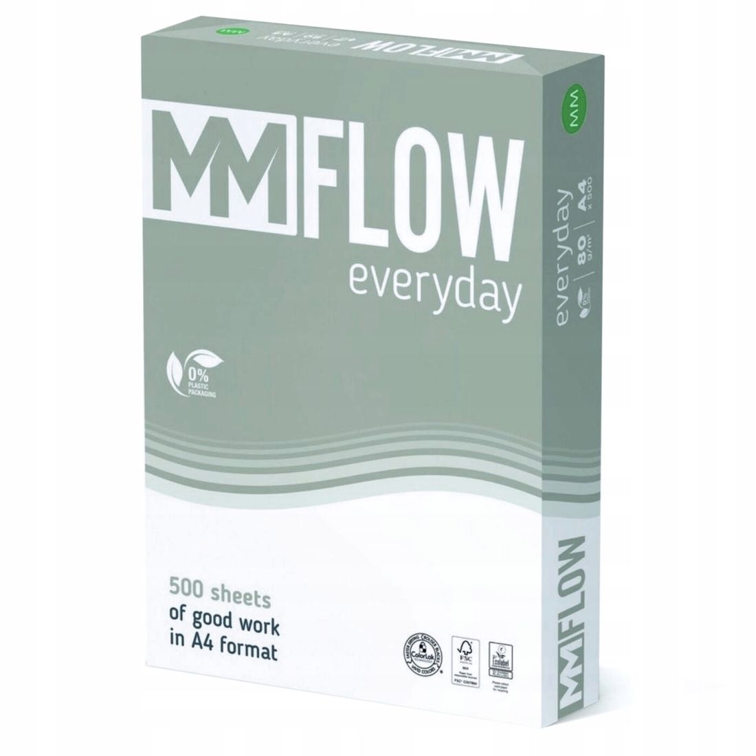 Papier ksero biały Flow A4 80g/m2 - ERLI.pl