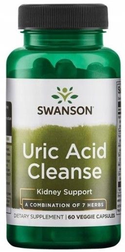 Swanson Uric Acid Cleanse Kwas moczowy 60kaps. - ERLI.pl