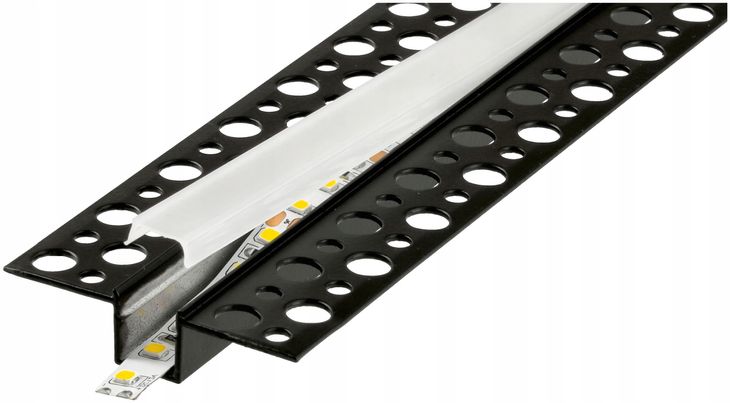 Profil LED Wpuszczany Wpust do PŁYT KARTON GIPS 2m - ERLI.pl Profil LED Wpuszczany Wpust do PŁYT KARTON GIPS 2m - ERLI.pl