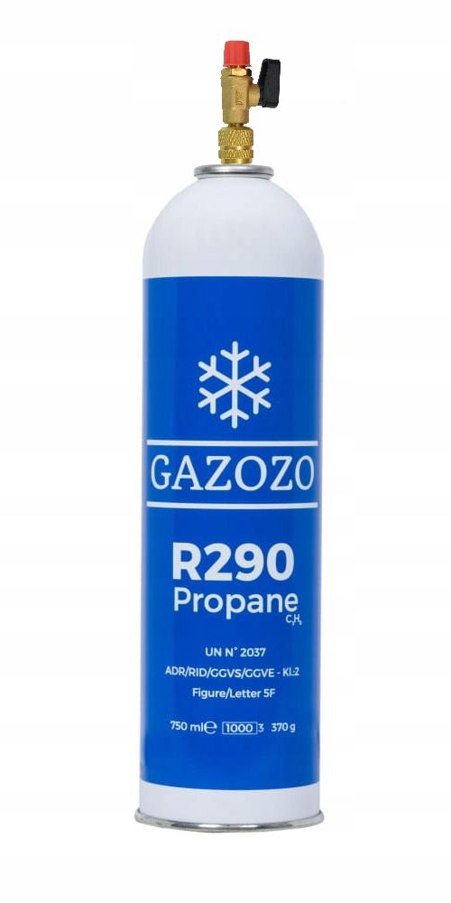 Czynnik Chłodniczy Gaz R290 Propan z Zaworem – 140595984 - ERLI.pl