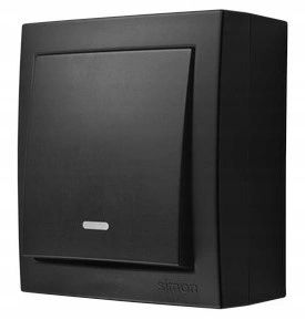 SIMON AquaClick Włącznik Pojedynczy Podświetlany - ERLI.pl