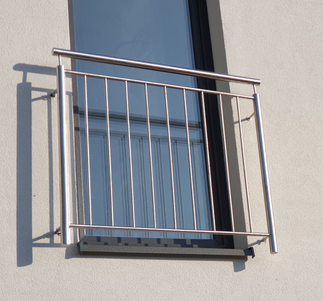Balkon francuski balustrada ze stali nierdzewnej bezpieczna okno 90 cm ...
