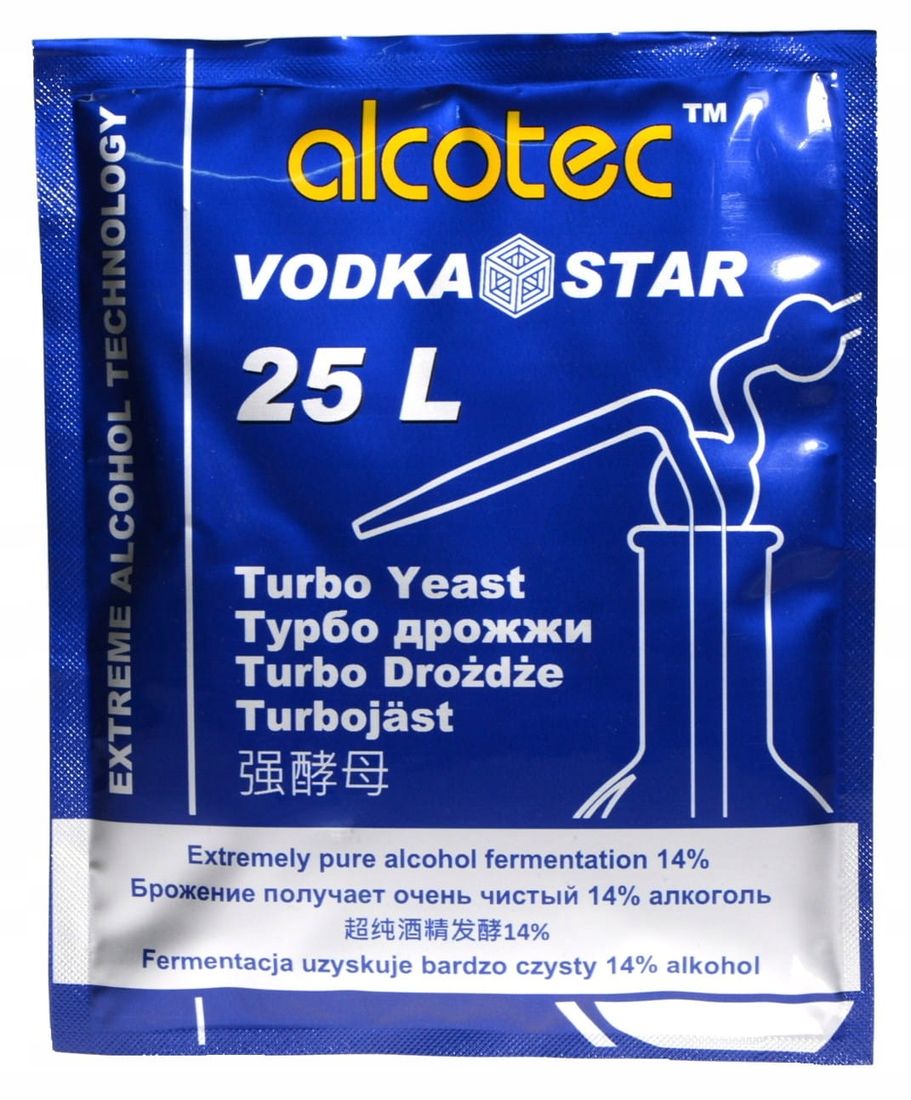 ALCOTEC VODKA STAR drożdże gorzelnicze CZYSTE - ERLI.pl