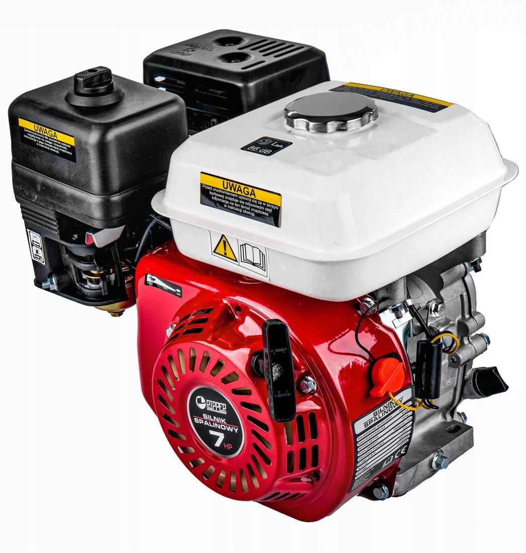 SILNIK SPALINOWY 7KM GX160 OHV WAŁEK 20MM + OLEJ - ERLI.pl