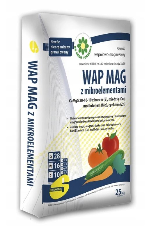 Wapno granulowane WAP-MAG z mikroelementami 25kg - ERLI.pl