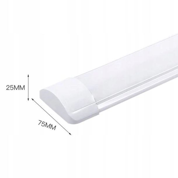 LAMPA LED 120cm NATYNKOWA ŚWIETLÓWKA PANEL OPRAWA - ERLI.pl LAMPA LED 120cm NATYNKOWA ŚWIETLÓWKA PANEL OPRAWA - ERLI.pl