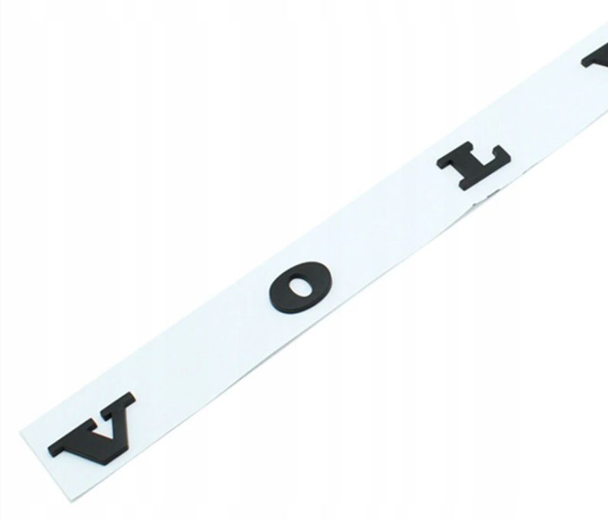 VOLVO EMBLEMAT CZARNY POŁYSK ZNACZEK LITERY – 140931520 - ERLI.pl