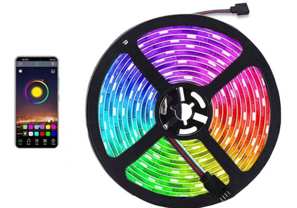 WODOODPORNA TASMA LED NA SMARTFONA BLUETOOTH - ERLI.pl
