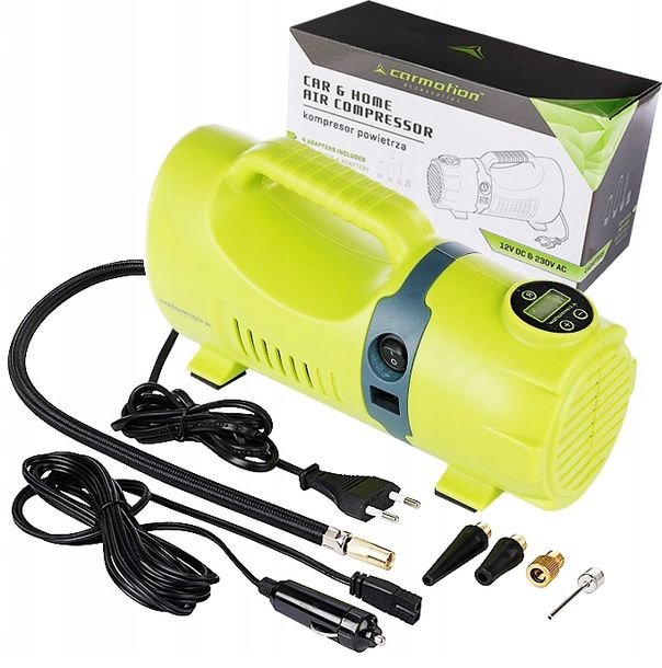 Kompresor samochodowy pompka sprężarka 12V 230V 100W 200PSI DO ...