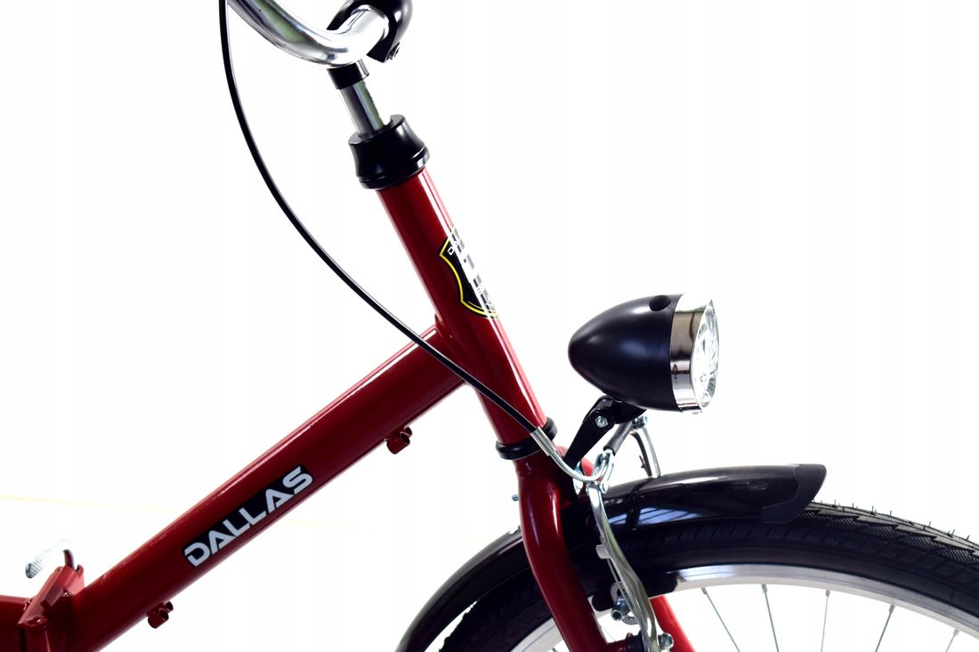 Rower miejski 24 składak damski męski składany - ERLI.pl