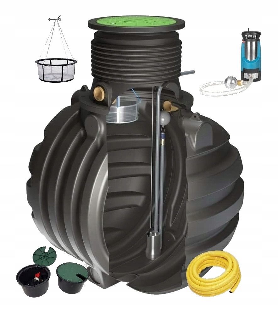 ZBIORNIK NA DESZCZÓWKĘ 6000 l RAINSTORE PRO ZESTAW – 141416084 - ERLI.pl