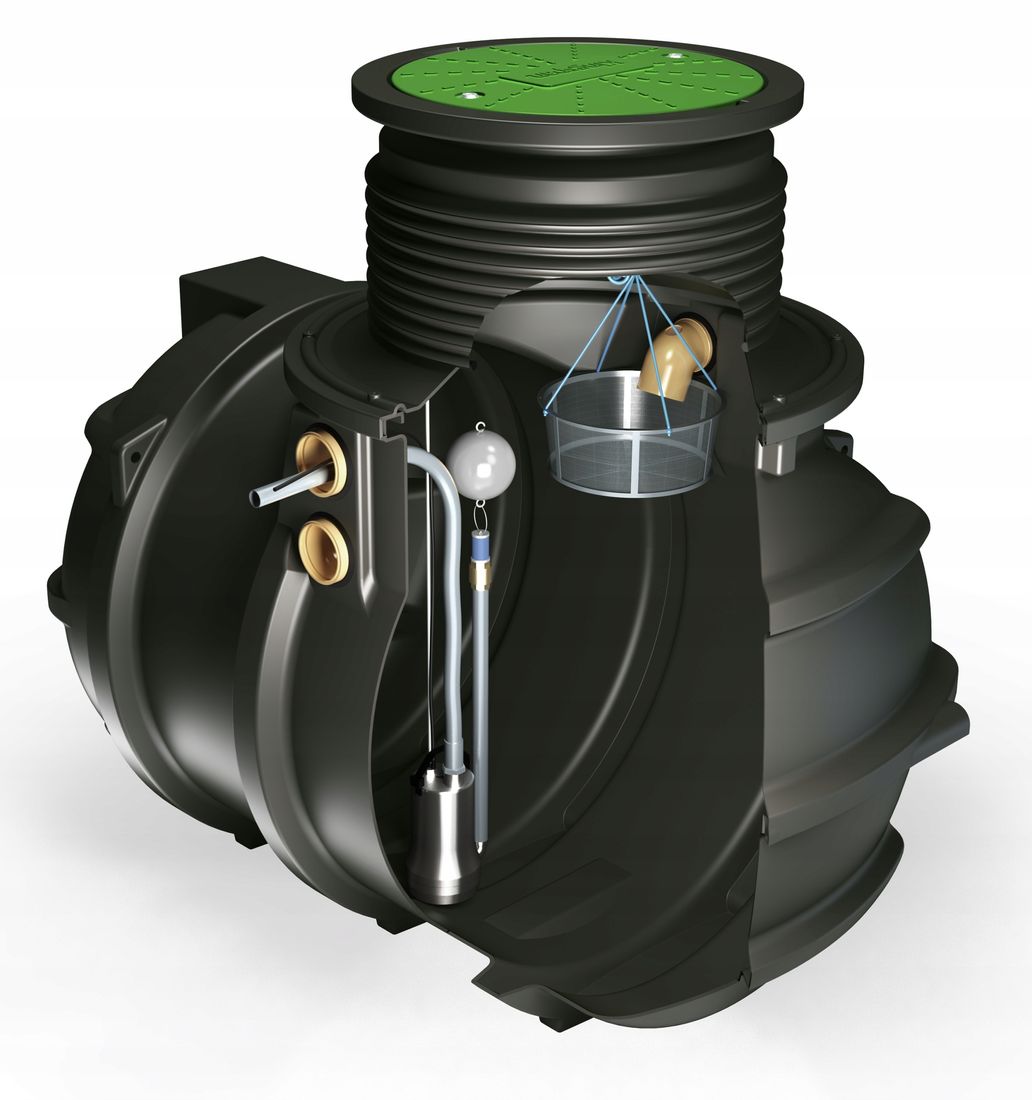 ZBIORNIK NA DESZCZÓWKĘ 3000 ZESTAW KINGSPAN Kpl. - ERLI.pl