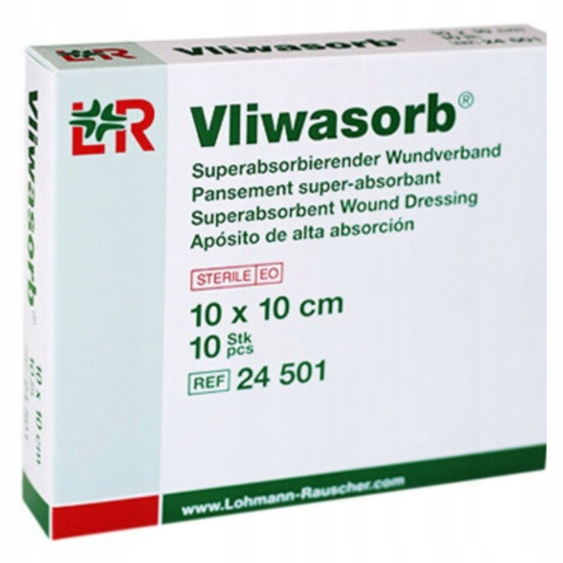 OPATRUNEK CHŁONNY NA SILNIE SĄCZĄCE RANY 10SZT - ERLI.pl