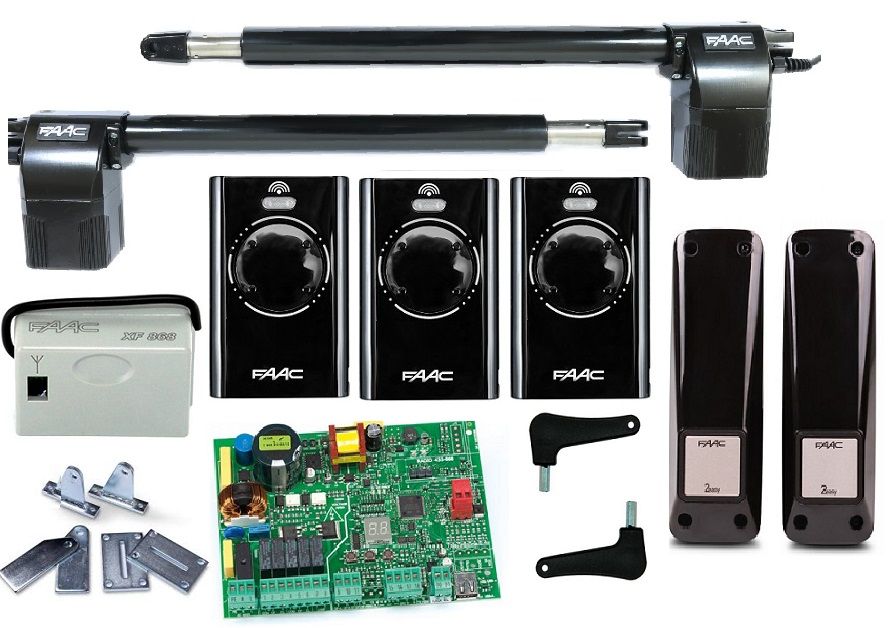 FAAC 414 Napęd 3 piloty 868 do bram skrzydłowych – 141508873 - ERLI.pl