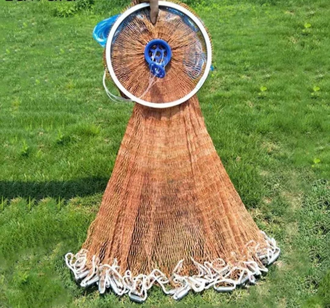 Rzutka sieciowa 3 m siatka na ryby – 141518655 - ERLI.pl