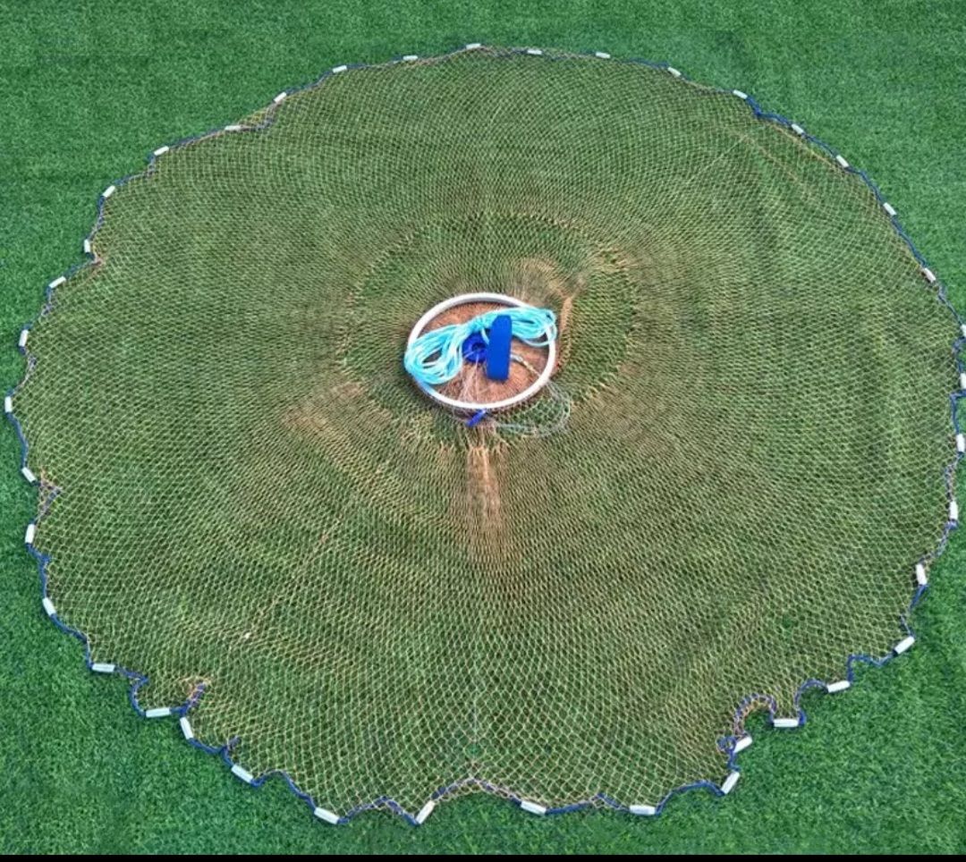 Rzutka sieciowa 3 m siatka na ryby – 141518655 - ERLI.pl