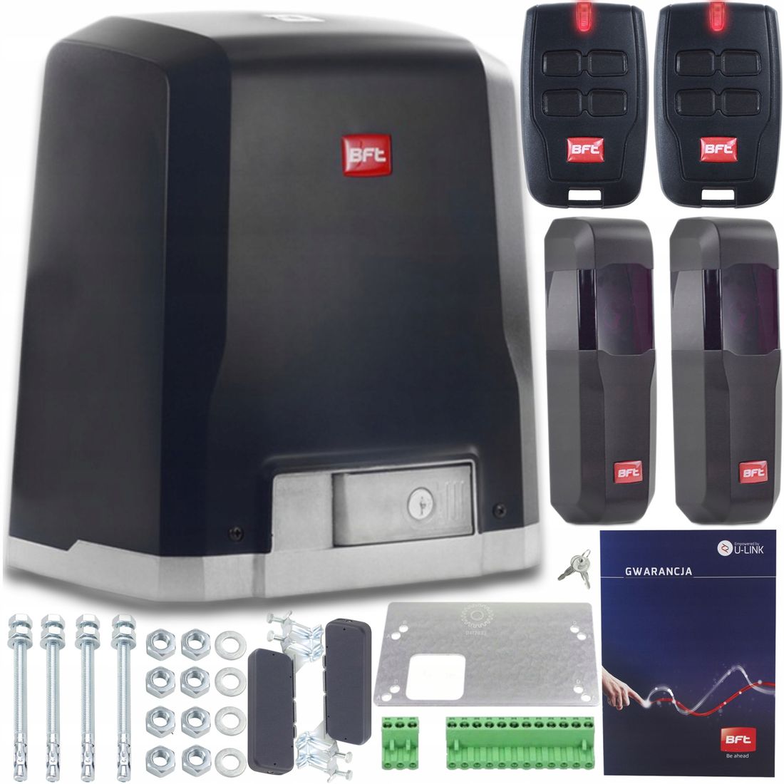 ZESTAW NAPĘD BFT DEIMOS AC KIT A800 PILOT - ERLI.pl