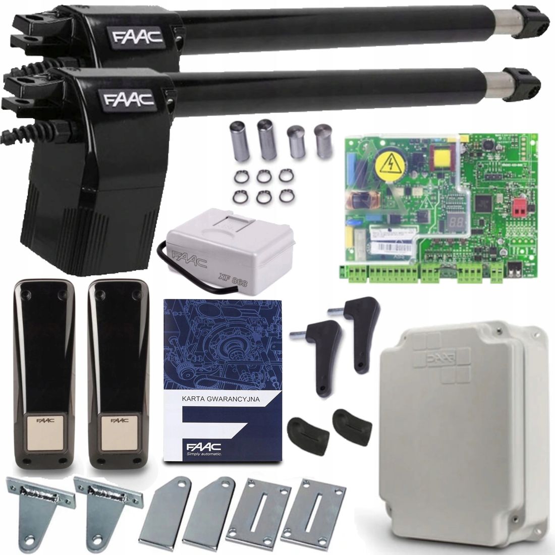 ZESTAW AUTOMATYKI FAAC ALFA 414 BRAMA SKRZYDŁOWA - ERLI.pl
