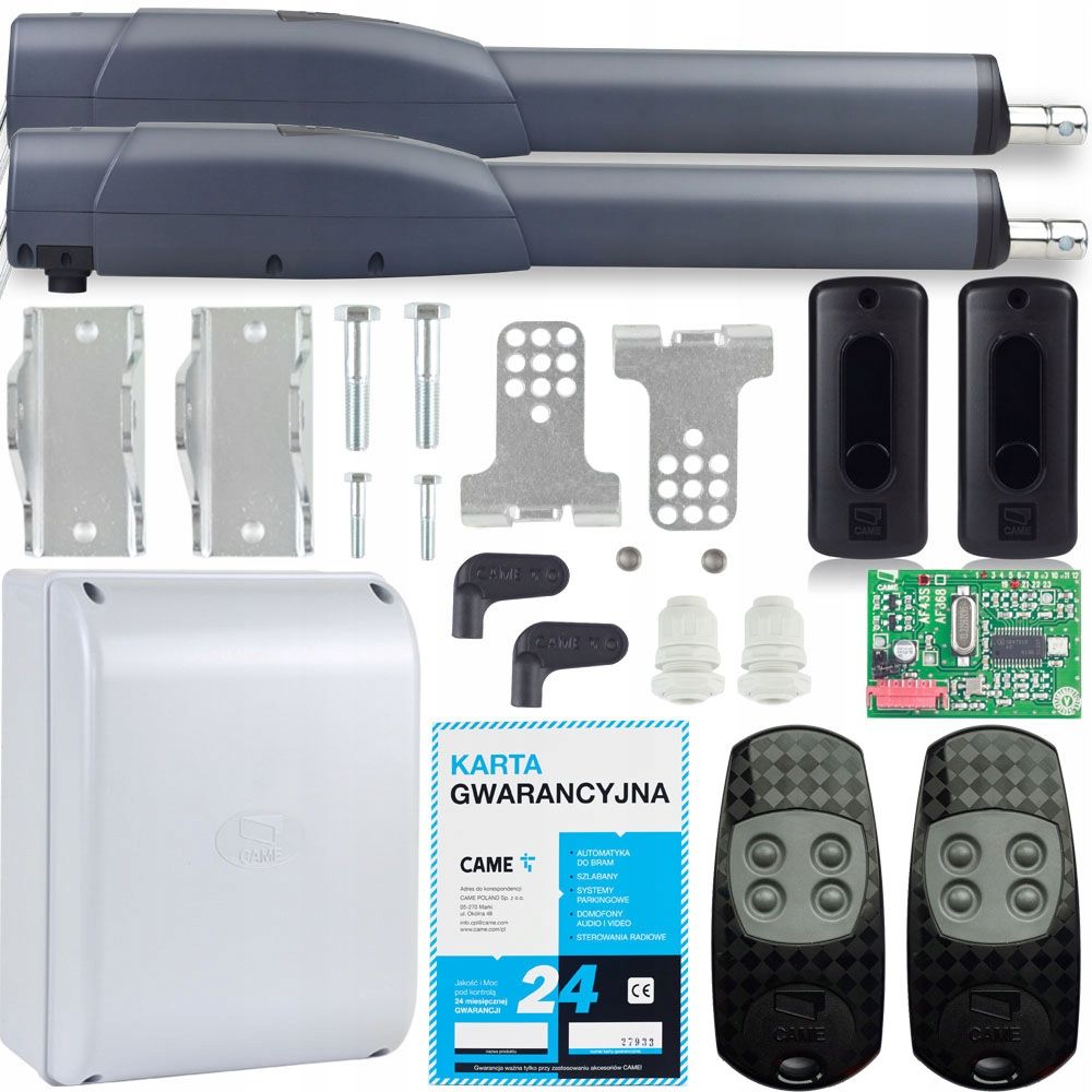 ZESTAW NAPĘD SIŁOWNIK BRAM CAME ATS 3M 2xPILOT - ERLI.pl