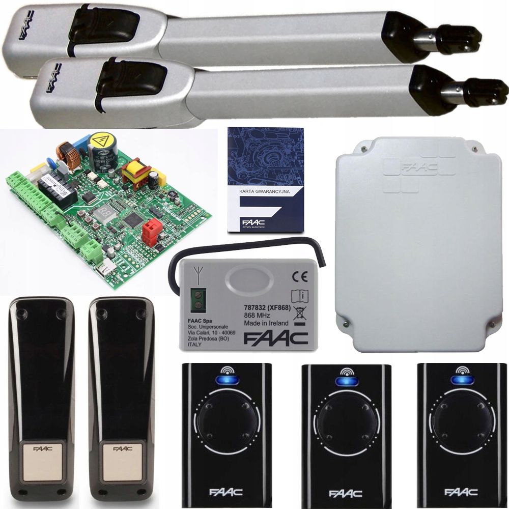 ZESTAW AUTOMATYKI DO BRAM FAAC 415 3x PILOT – 152730211 - ERLI.pl
