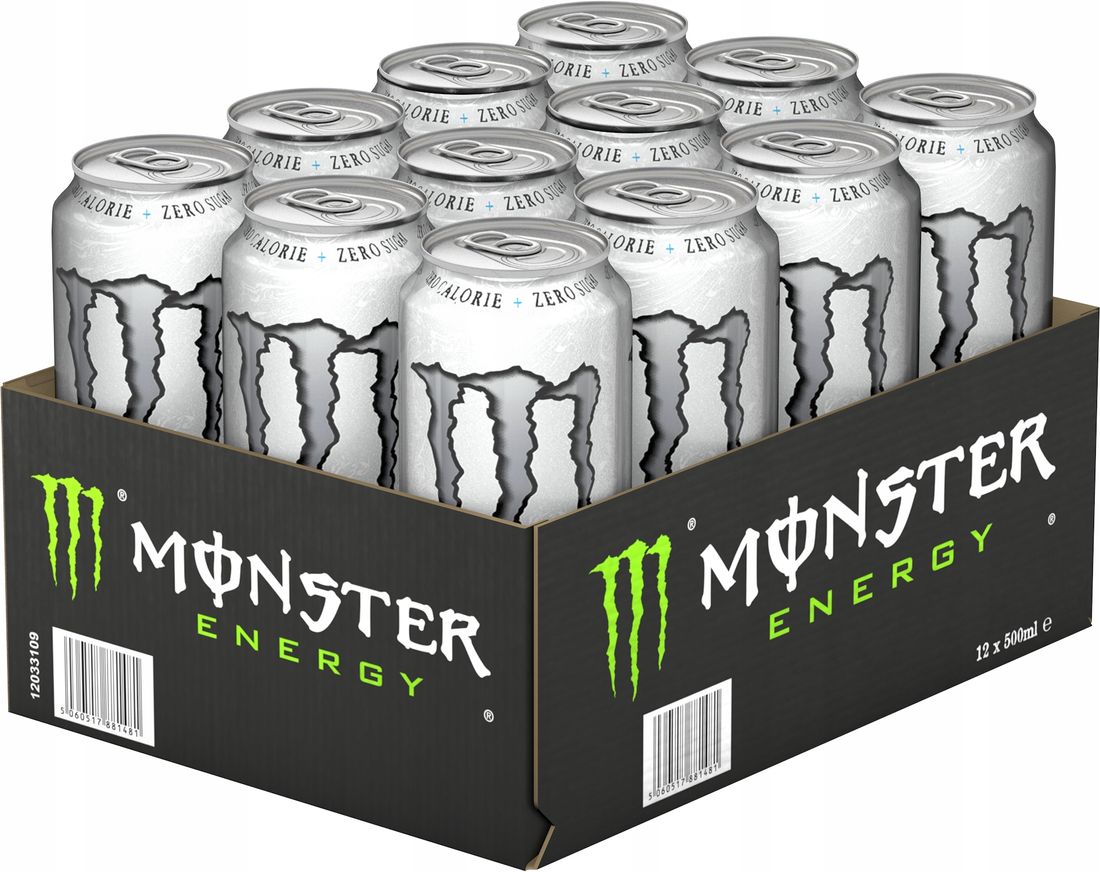 Monster Energy ZERO Ultra Puszka 500ml x 12 - ERLI.pl