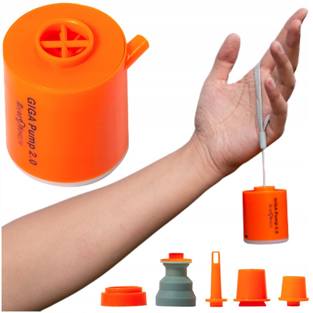 GIGA PUMP 2.0 POMPKA DO MATERCA LAMPKA USB 3w1 - ERLI.pl