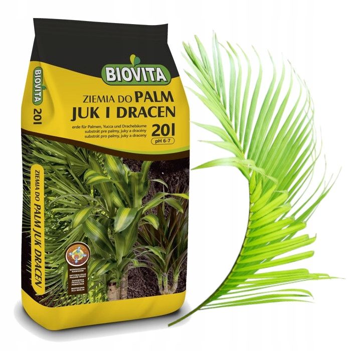 Ziemia do palm juk i dracen gotowe podłoże wieloskładnikowe Biovita 5l ...