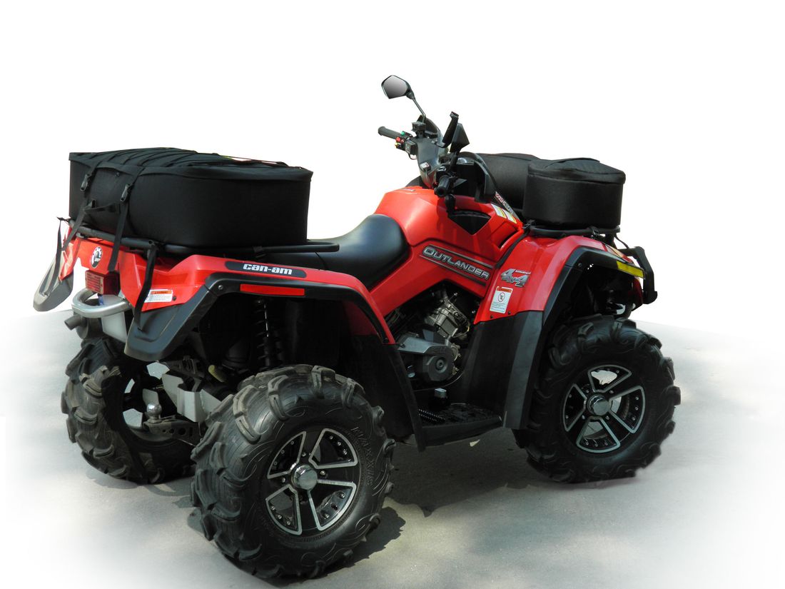 KUFER TORBA NA QUADA ATV czarna PRZEDNIA przód - ERLI.pl