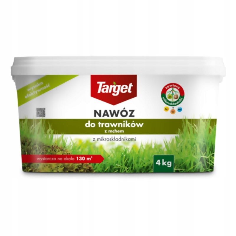 TARGET Nawóz do TRAWNIKA z MCHEM mikroelementy 4K WIELOSKŁADNIKOWY GRANULAT – 142162522 - ERLI.pl