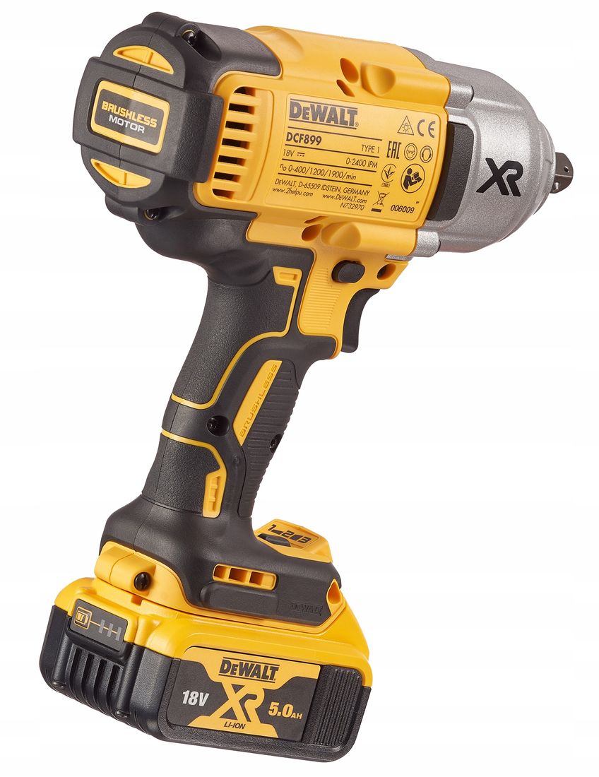 DeWALT UDAROWY KLUCZ DCF899P2 18V 2x5Ah + NASADKI - ERLI.pl