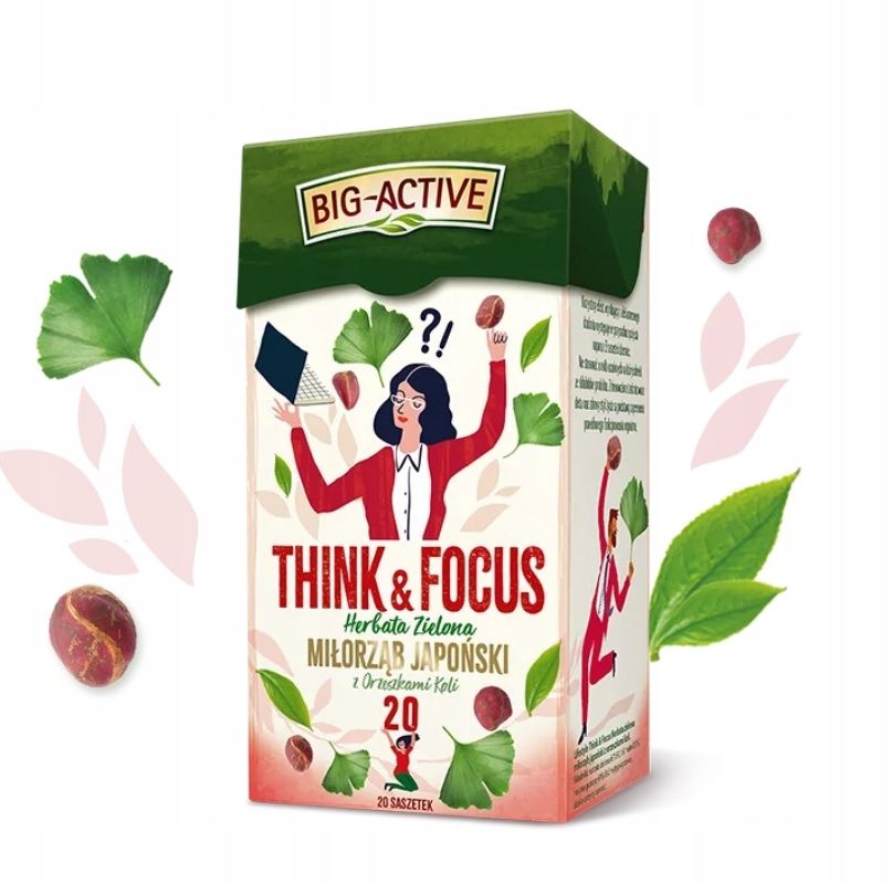 Herbata Zielona BIG Active Think & Focus - ERLI.pl