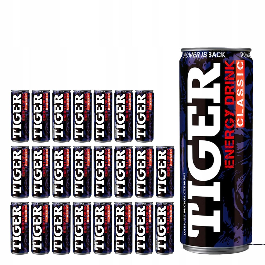 Tiger Napój Energy Drink Classic puszka 24 x 250ml - ERLI.pl Tiger Napój Energy Drink Classic puszka 24 x 250ml - ERLI.pl