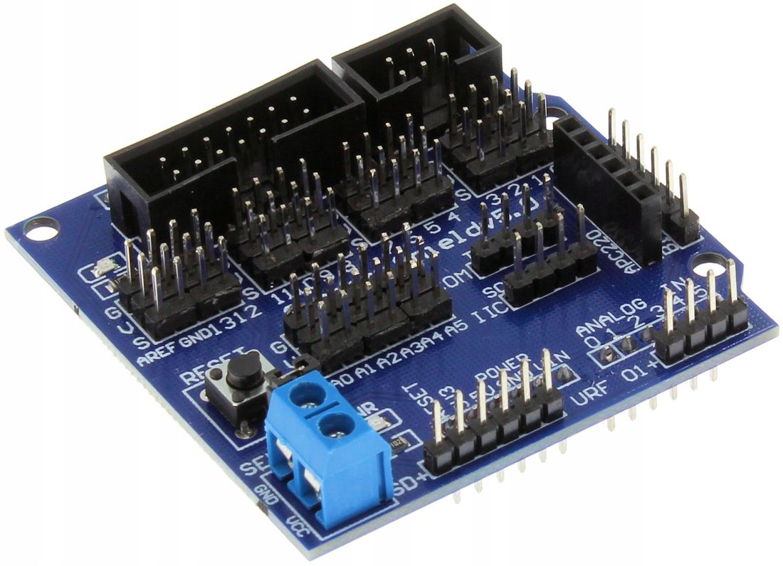 Moduł płytka ARDUINO Sensor Shield V5.0 Nakładka - ERLI.pl Moduł płytka ARDUINO Sensor Shield V5.0 Nakładka - ERLI.pl