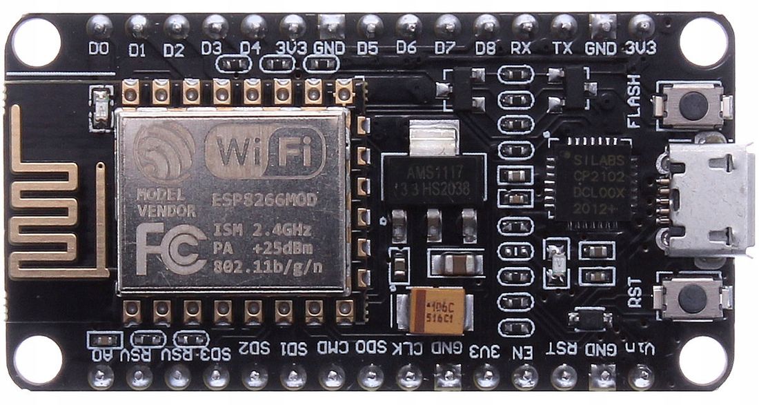 ESP8266 WiFi NodeMCU v2 CP2102 ESP-12E Arduino - ERLI.pl