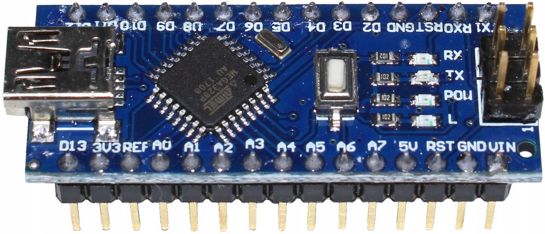 Klon NANO 3.0 ATMEGA328 CH340 Zgodny z Arduino - ERLI.pl