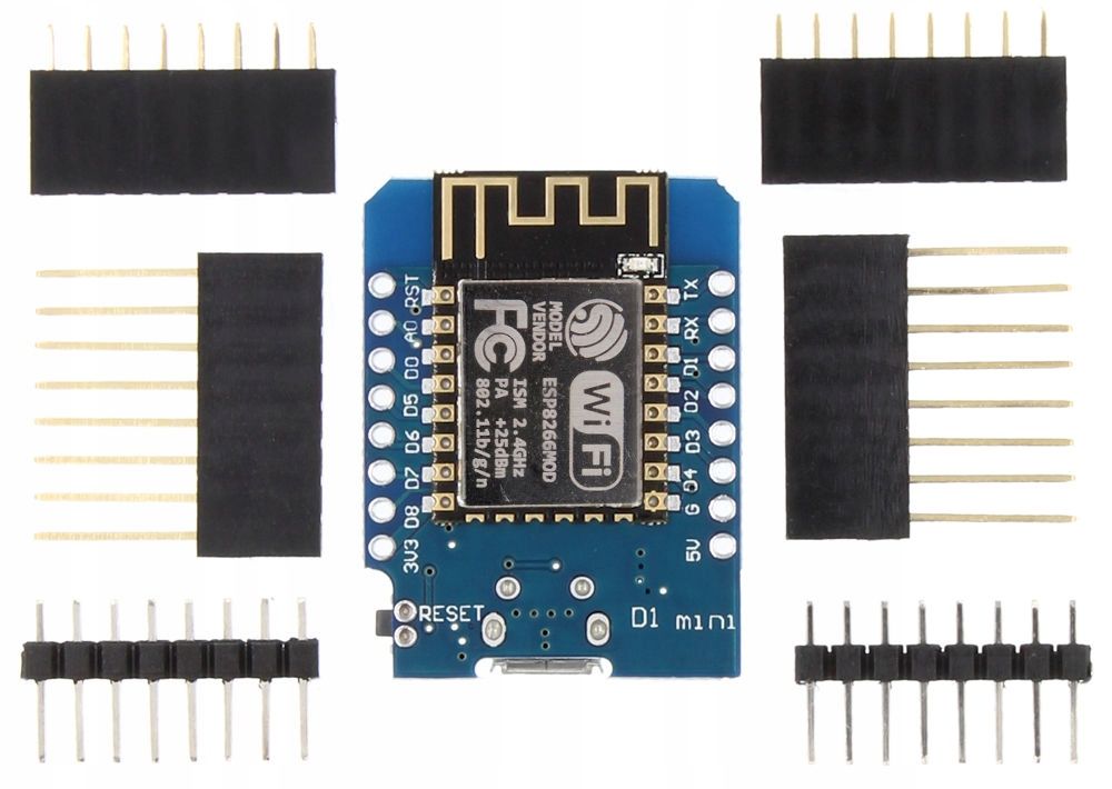 Moduł WiFi D1 mini ESP8266 EX IoT WEMOS Arduino - ERLI.pl