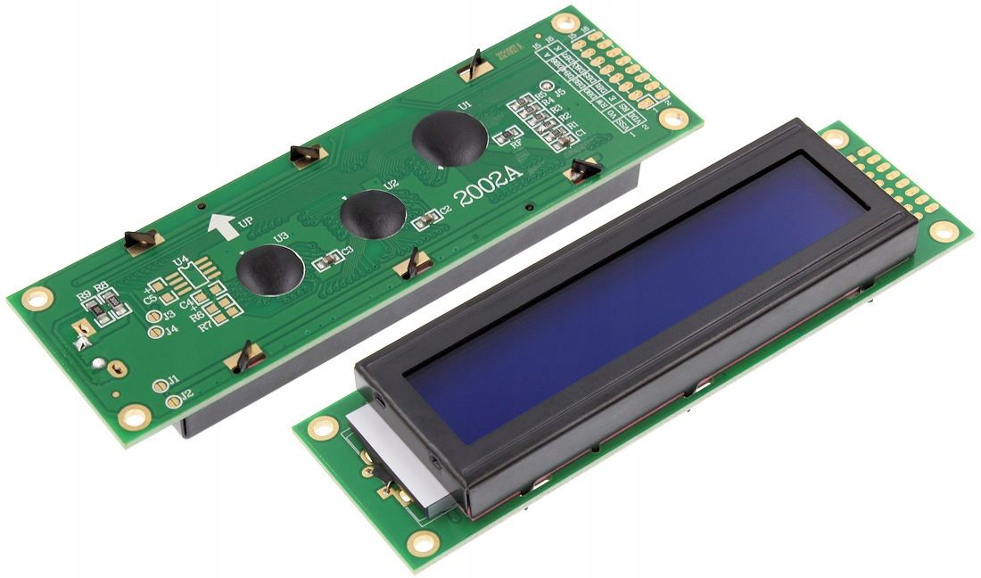MODUŁ WYŚWIETLACZ LCD 2002 20X2 ARDUINO HD44780 - ERLI.pl