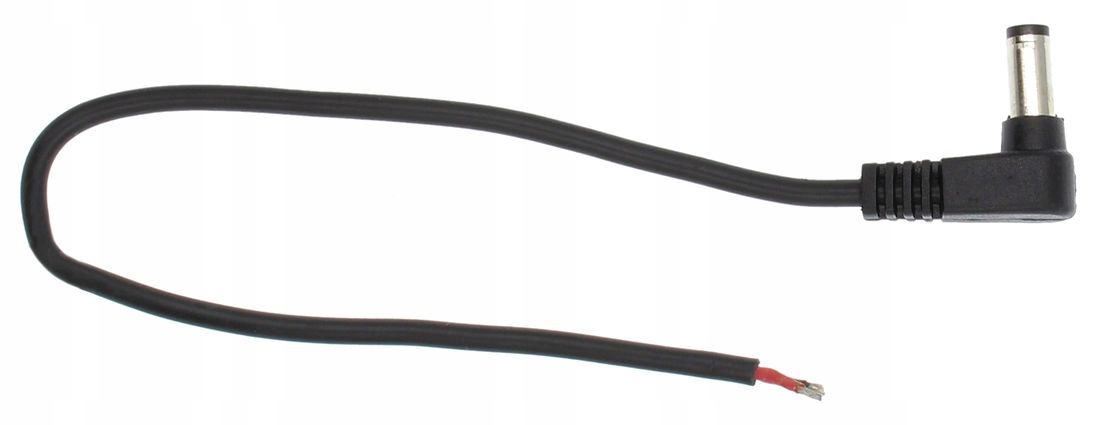 Wtyk Wtyczka DC 5,5/2,1 Kabel Zasilacza Taśm LED - ERLI.pl