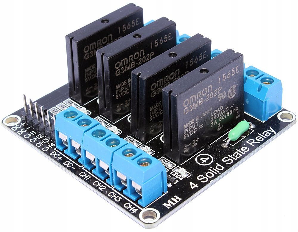 Przekaźnik SSR ARDUINO 4 Kanały Wysoki Stan - ERLI.pl